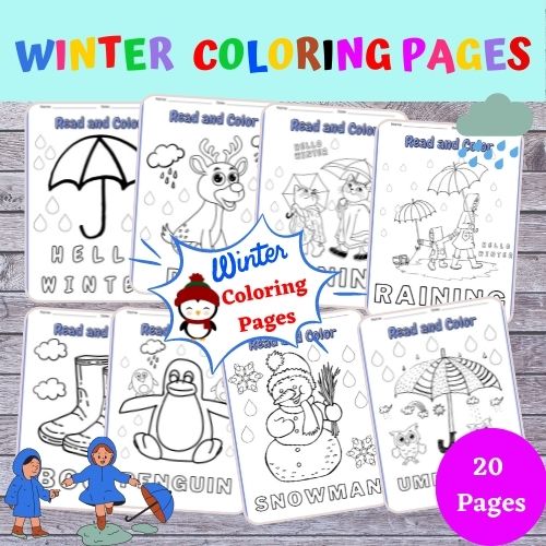Winter Coloring Pages / Winter Break Activities | Made By Teachers