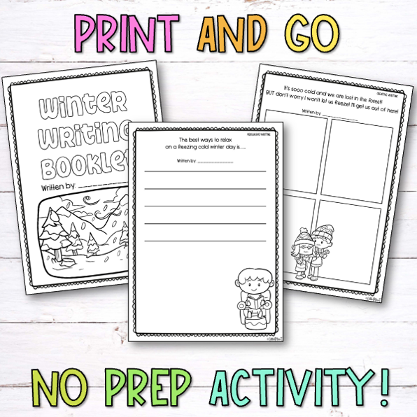 Winter Writing Prompts - Creative Persuasive Informative Writing Papers ...