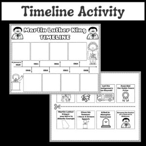 Martin Luther King JR No Prep Activities | MLK Famous Speech I have A ...