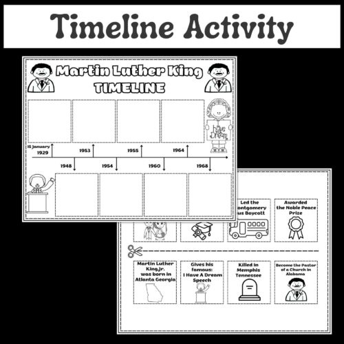 Martin Luther King JR No Prep Activities | MLK Famous Speech I have A ...