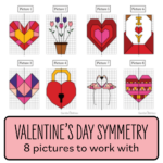 Valentine's Day Math Activity Symmetry and Coloring | Made By Teachers