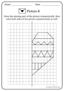 Valentine's Day Math Activity Symmetry and Coloring | Made By Teachers