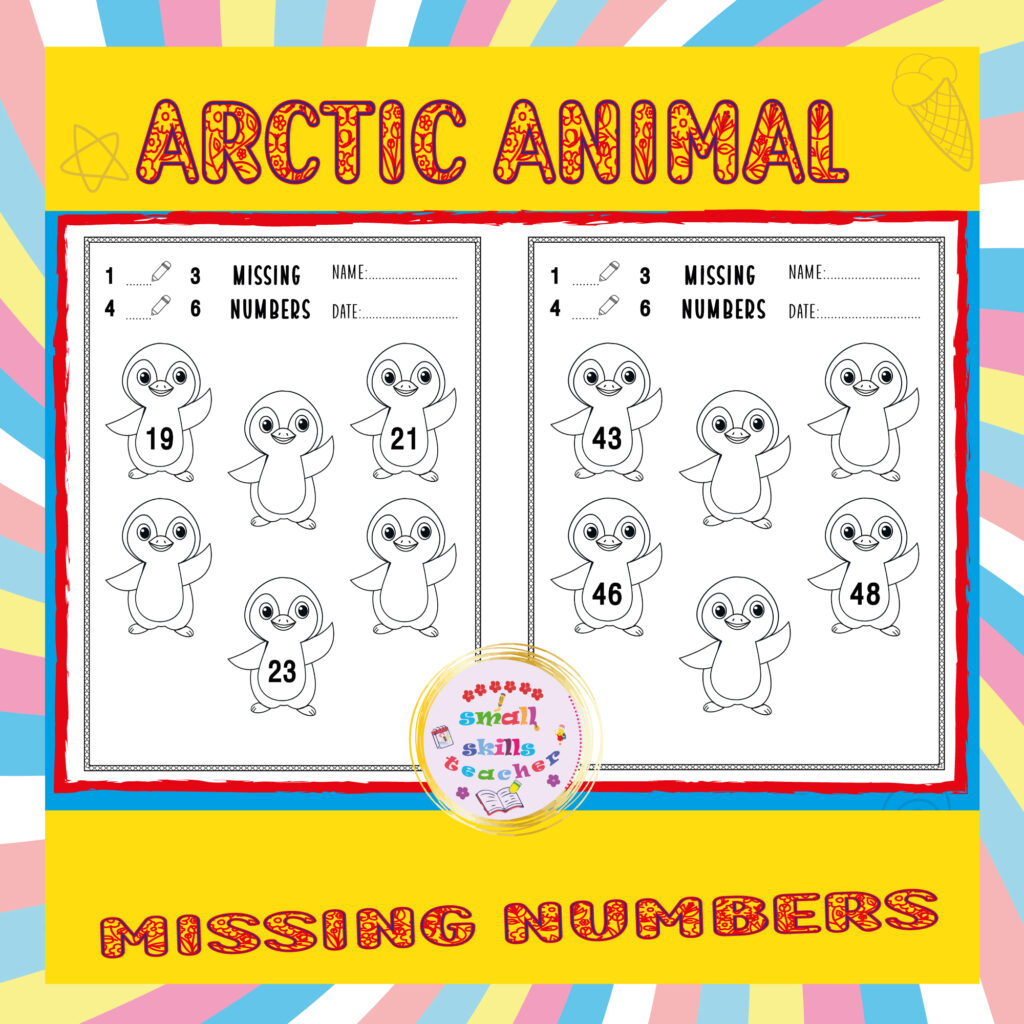 Penguin | Missing Numbers 1-50 | Made By Teachers