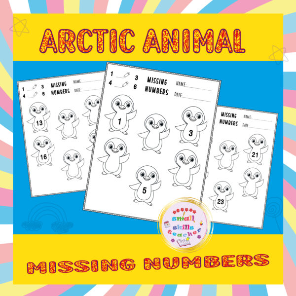 Penguin | Missing Numbers 1-50 | Made By Teachers