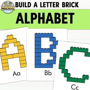 Build A Letter Brick Alphabet | Made By Teachers