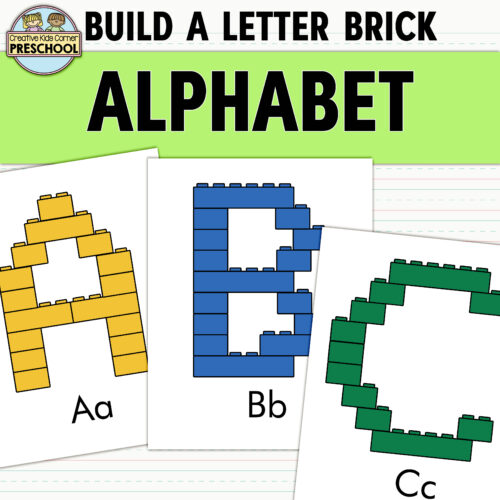 Build A Letter Brick Alphabet | Made By Teachers