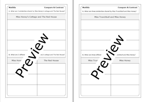 Roald Dahl "Matilda" worksheets | Made By Teachers