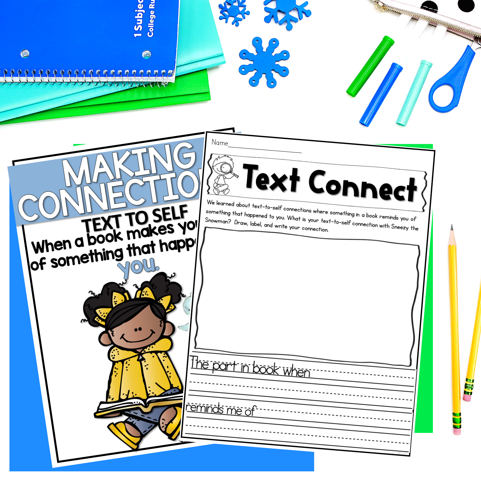 Sneezy the Snowman Book Companion Reading Comprehension Activities ...