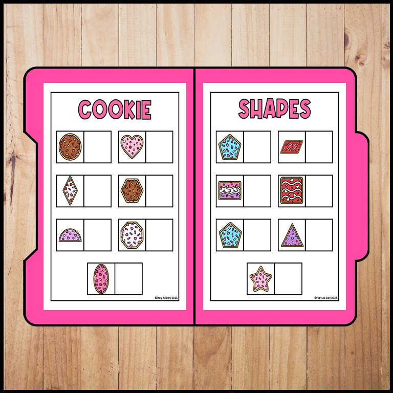 Valentine’s Day File Folder Activities | Alphabet Numbers Shapes Colors ...