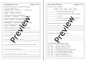 Harry Potter and the Chamber of Secrets worksheets | Made By Teachers