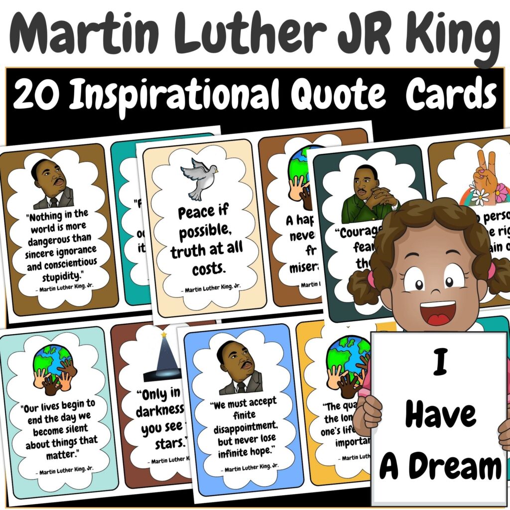 Martin Luther King JR No Prep Activities BUNDLE | MLK In Black History ...