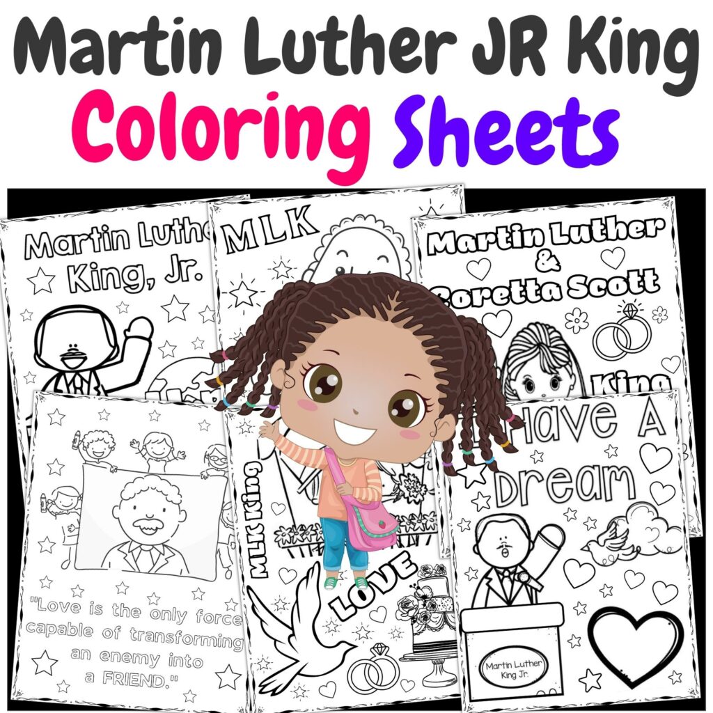 Martin Luther King JR No Prep Activities BUNDLE | MLK In Black History ...