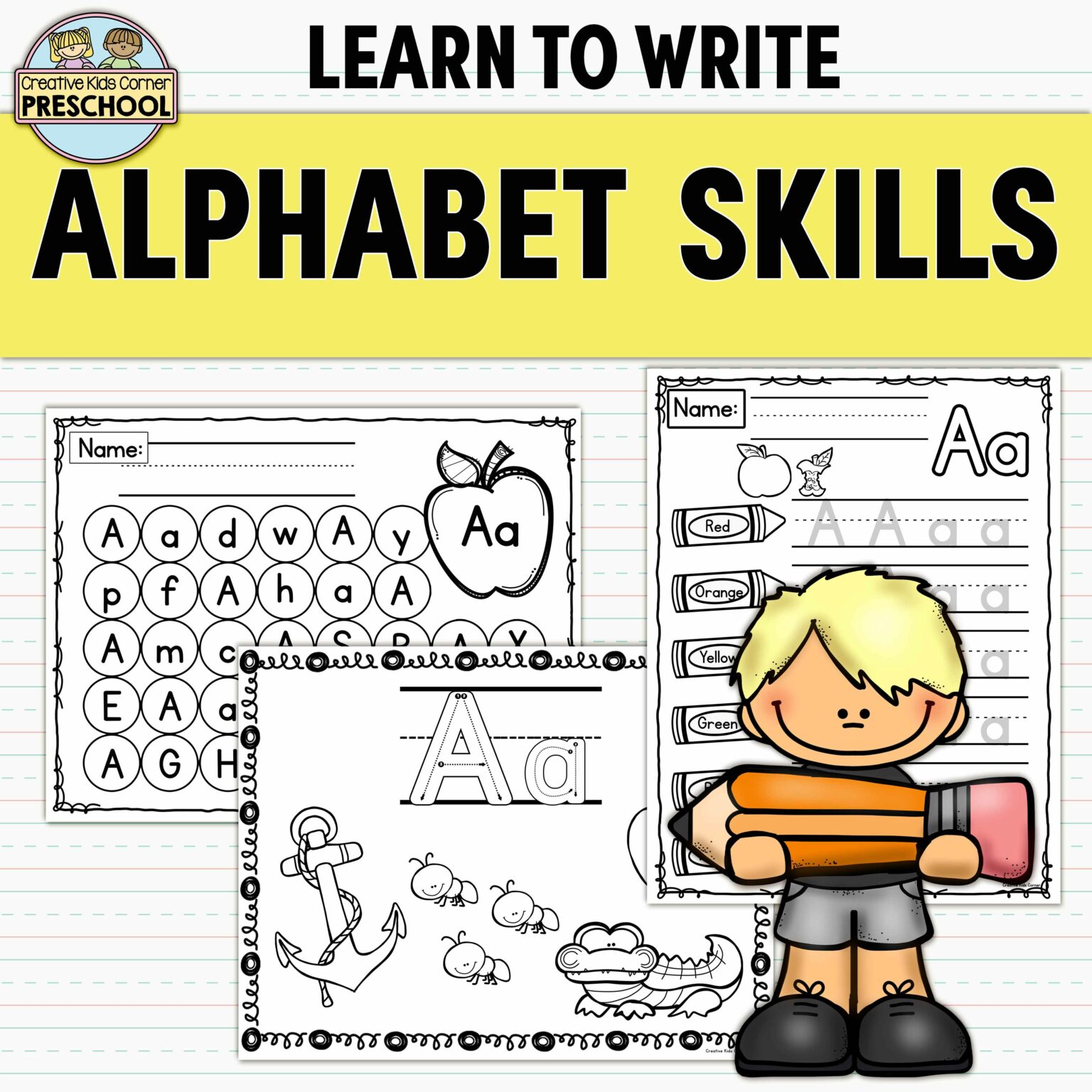 Learn to Write Alphabet Skills | Made By Teachers