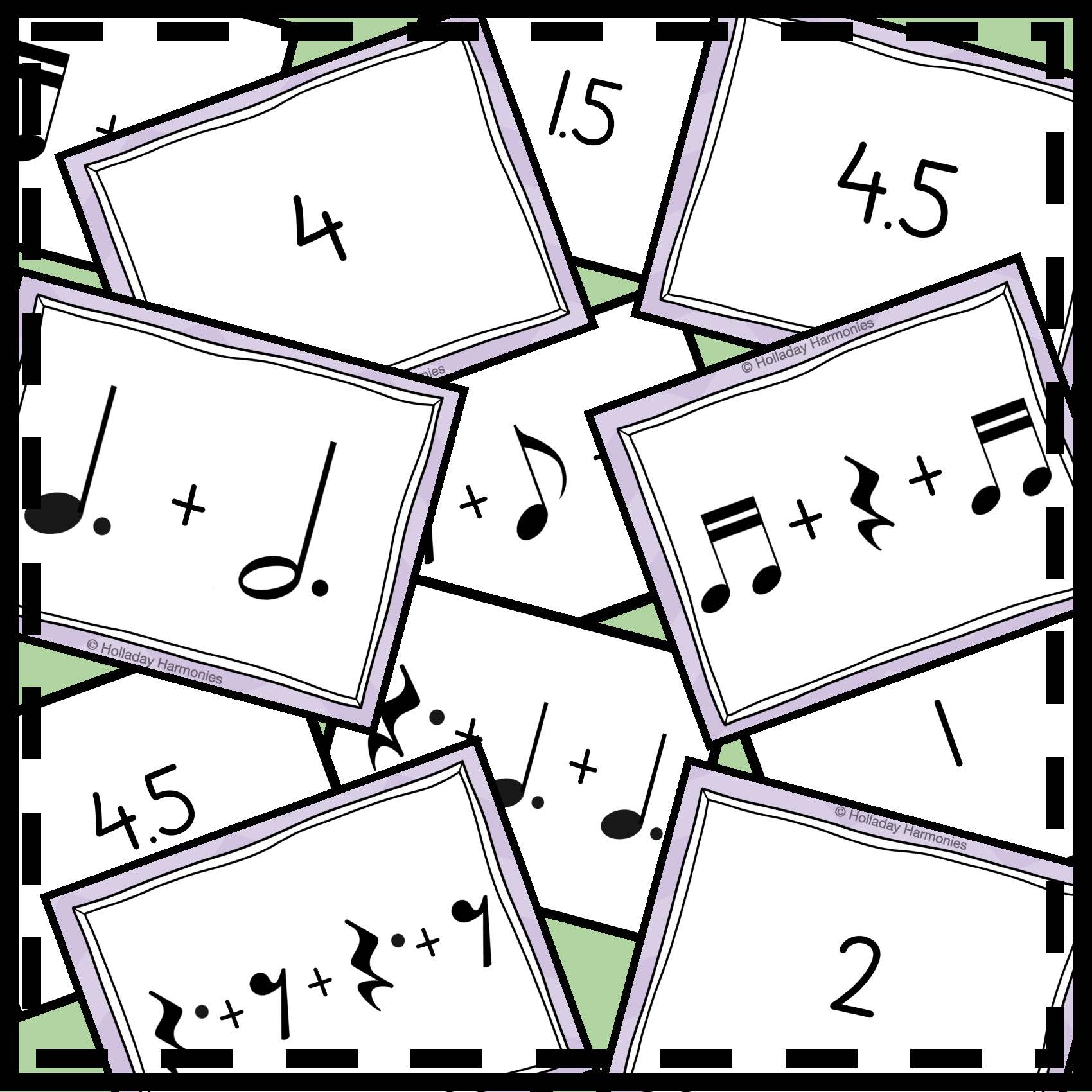 Rhythm Addition Math Equations - Level Five | Made By Teachers