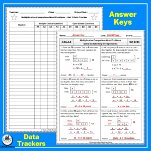 Multiplicative Comparison Word Problems Worksheets – Set 2 | Made By ...