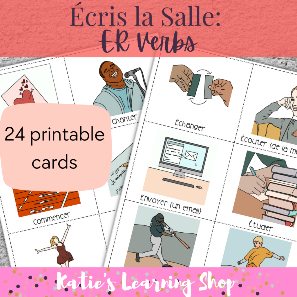 Écris la Salle: ER Verbs | Made By Teachers