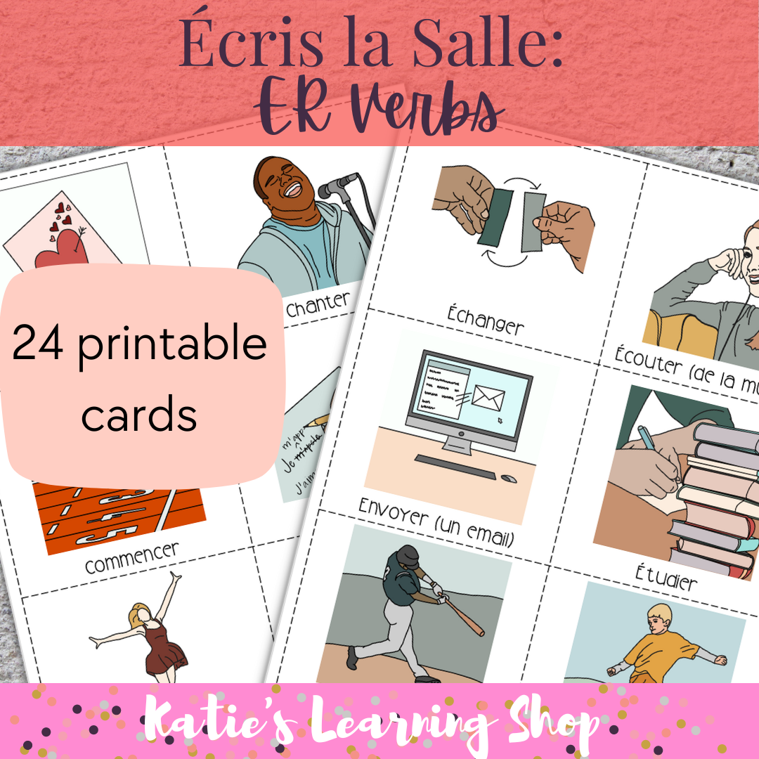 Écris la Salle: ER Verbs | Made By Teachers