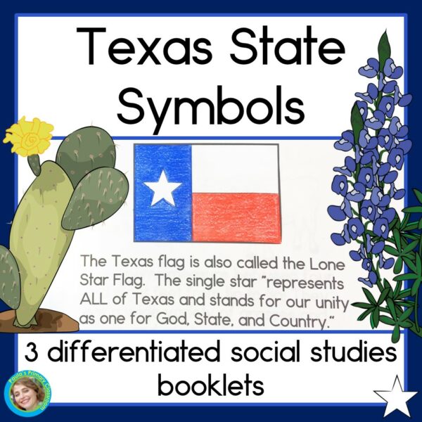 Texas State Symbols Book Differentiated Guided Readers for Young Texans ...
