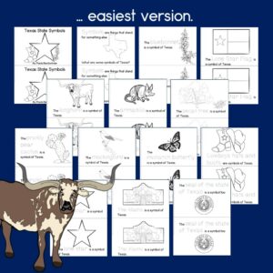 Texas State Symbols Book Differentiated Guided Readers for Young Texans ...