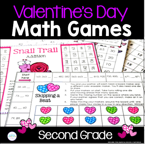 Valentines Day Math Games for Second Grade | Made By Teachers