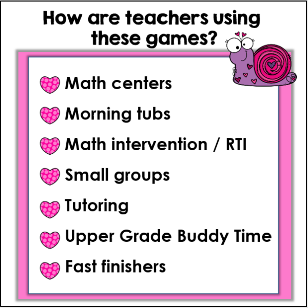 Valentines Day Math Games for Second Grade | Made By Teachers