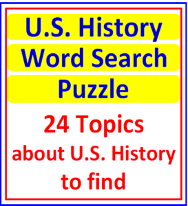 U.S. History Word Search | Made By Teachers