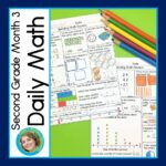 Math Spiral Review | 2nd Grade Daily Worksheets Morning Work Homework ...