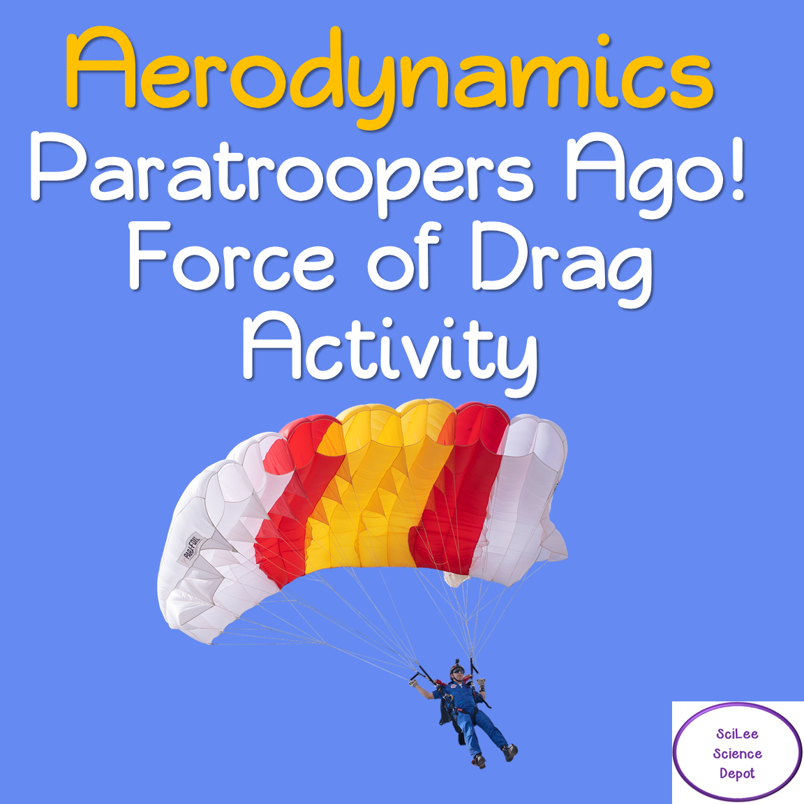 Aerodynamics- Paratroopers Ago! Principle of Drag Activity | Made By ...