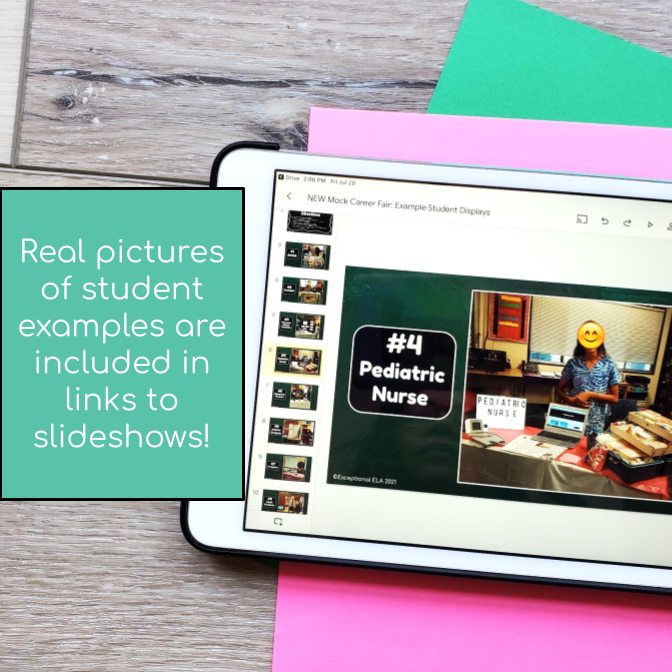 Career Research Project + Mock Career Fair: A Project for Career ...