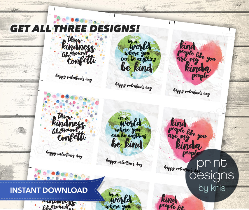 Printable Kindness Valentines Day Card Printable Valentine And Kindness Cards Made By Teachers