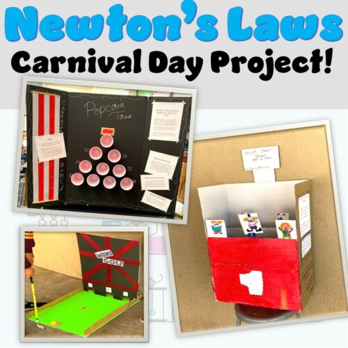 Newton's 3 Laws Carnival Game Project! - Made By Teachers