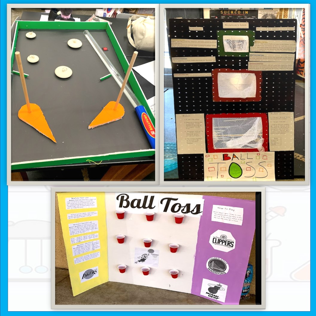 Newton's 3 Laws Carnival Game Project! | Made By Teachers