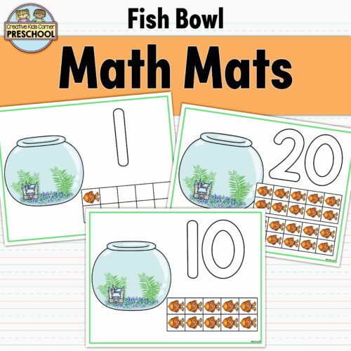 Fish Bowl Math Mats | Made By Teachers