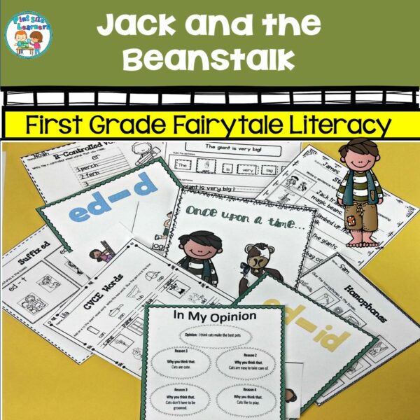 Jack and the Beanstalk | Literacy Activities | First Grade Fairy Tale ...