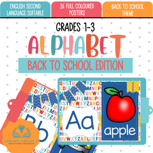 Back to School Alphabet Posters | Made By Teachers