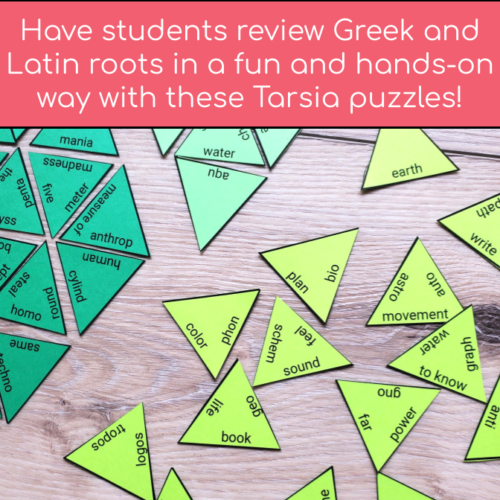 Greek and Latin Roots Tarsia Puzzles: Fun unique way to review! | Made ...