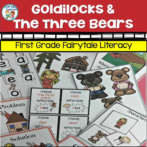 Goldilocks and the Three Bears Unit | Centers | Activities for 1st ...