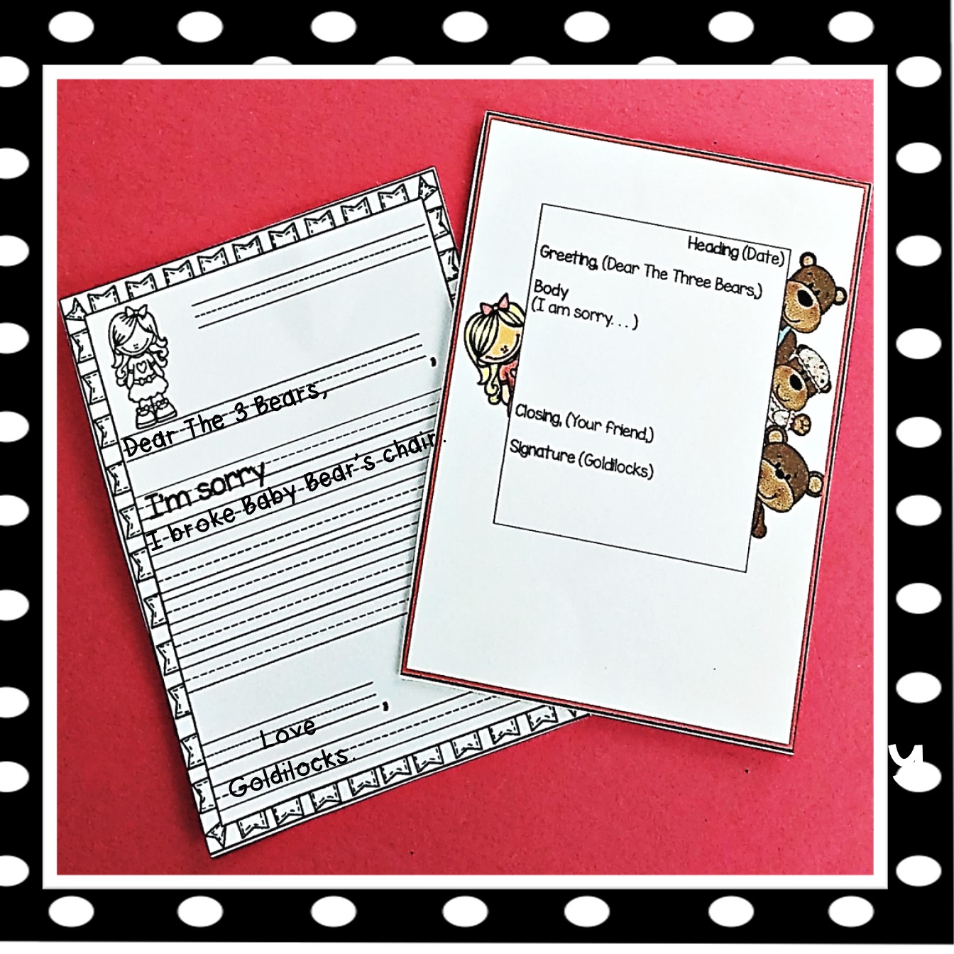 Goldilocks and the Three Bears Unit | Centers | Activities for 1st ...