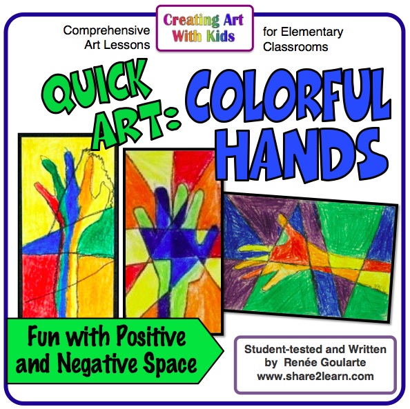 Art Lesson Colorful Hands | Made By Teachers