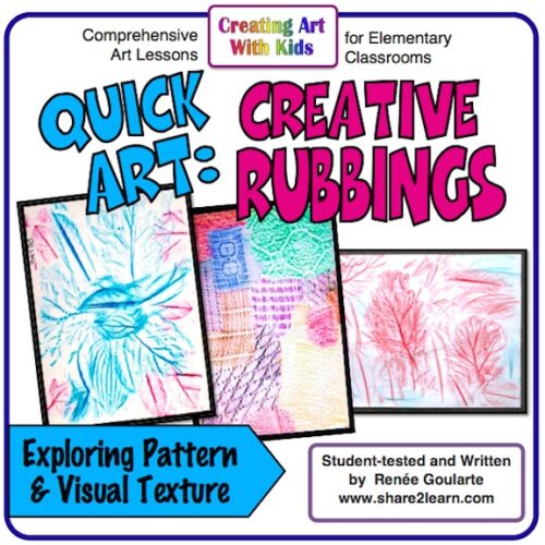 Art Lesson Creative Rubbings | Made By Teachers