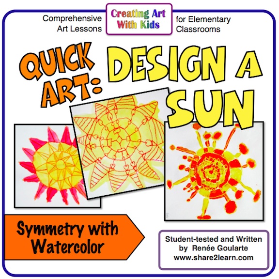 Art Lesson Design a Sun | Made By Teachers
