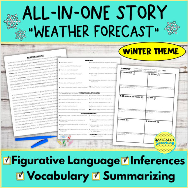 Activity for Mixed Speech Groups Winter Theme Story | Made By Teachers