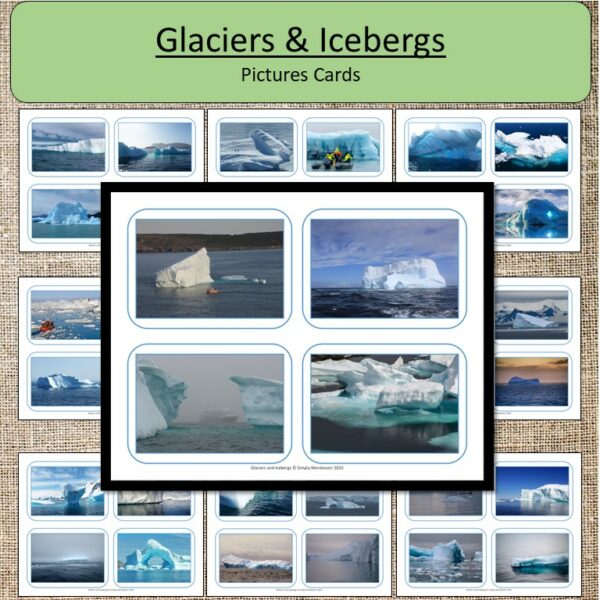 Glaciers and Icebergs Elementary Montessori Activities Climate Artic ...