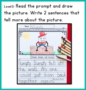 Sentence Writing | Nursery Rhymes Scrambled Sentences | Made By Teachers