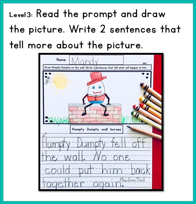 Sentence Writing | Nursery Rhymes Scrambled Sentences | Made By Teachers