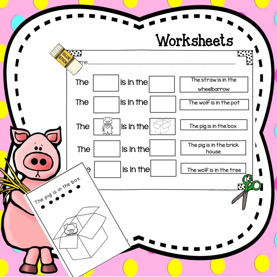 The Three Little Pigs Emergent Reader | Sight Word Reader for PreK and ...
