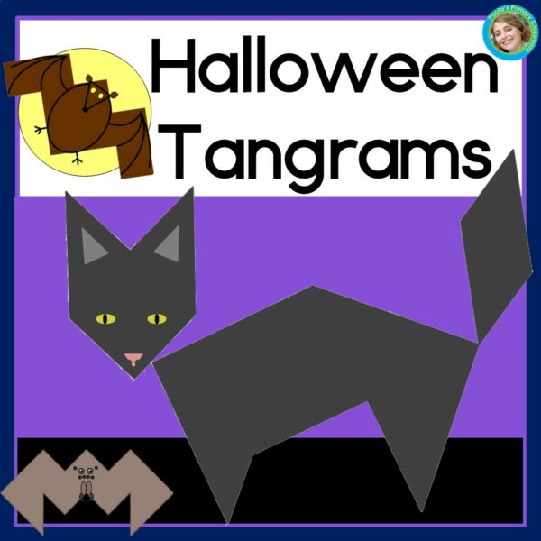 Halloween Tangram Puzzles | 2D Shapes Center | Hands on Math Tangrams ...