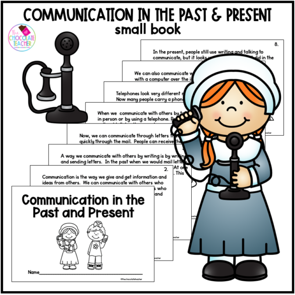 Social Studies Then and Now - Past Present Future - Communication ...
