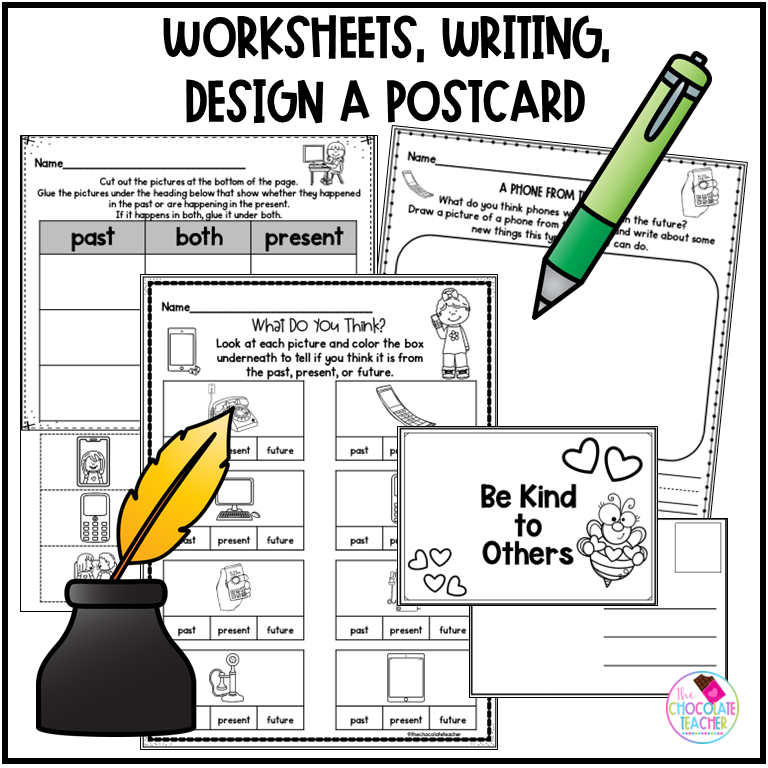 Social Studies Then and Now - Past Present Future - Communication ...