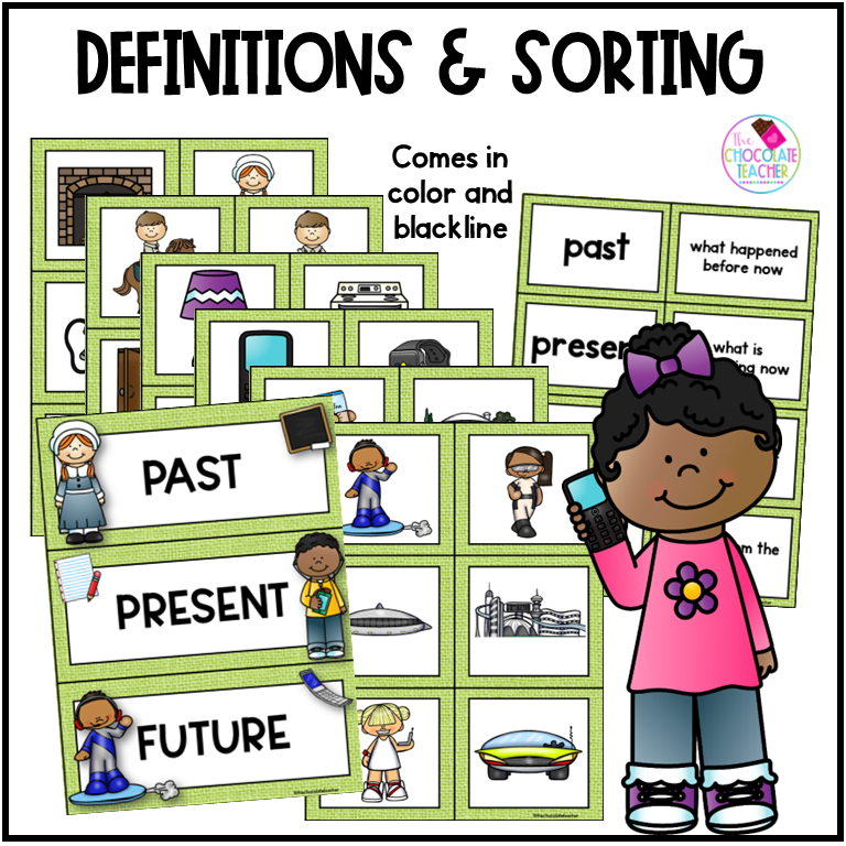 Social Studies Then and Now - Past Present Future - 1st Grade | Made By ...